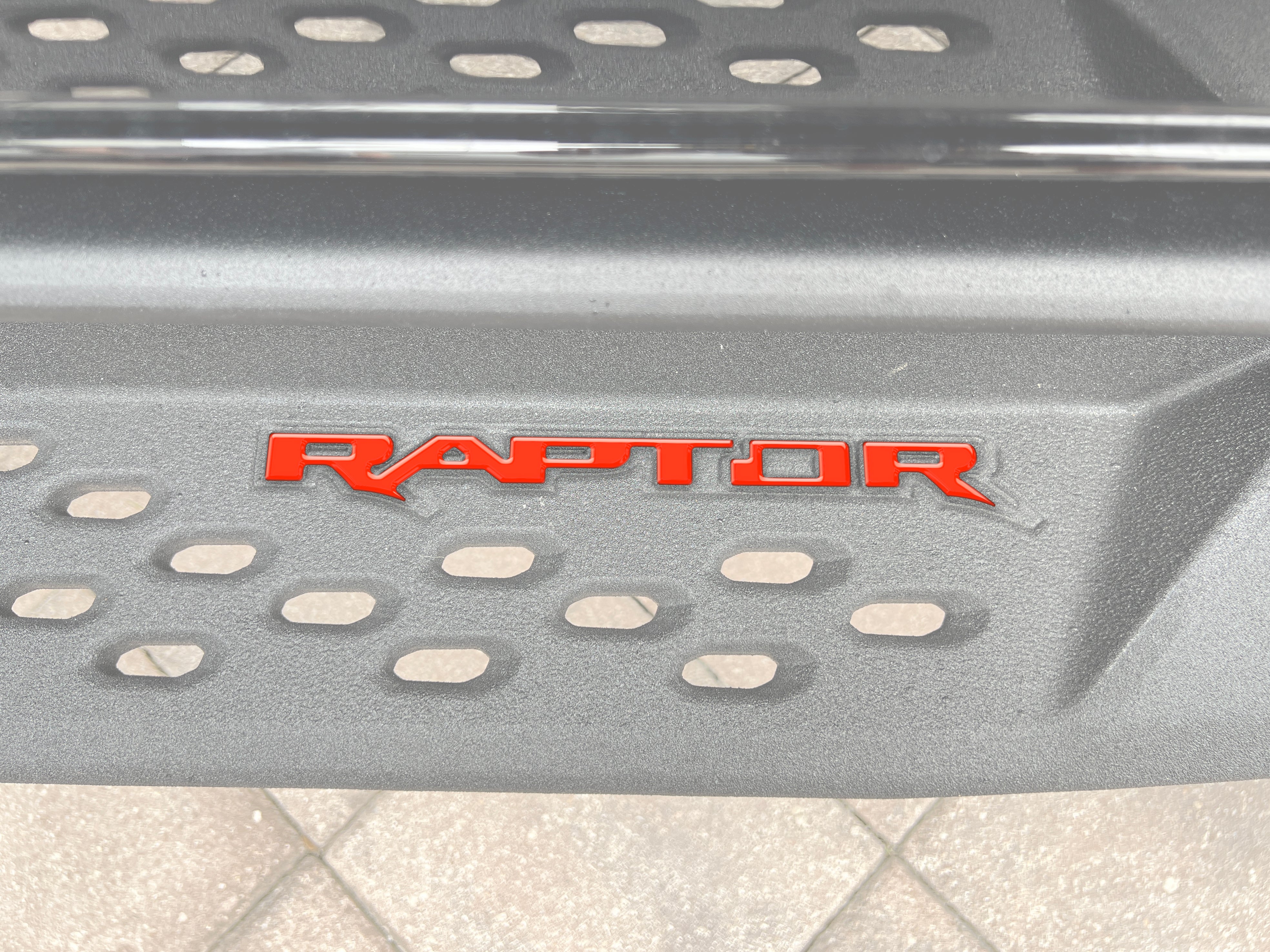 Raptor Running Board Letter Overlays Fits 2022-2026 Ford Bronco Raptor ...