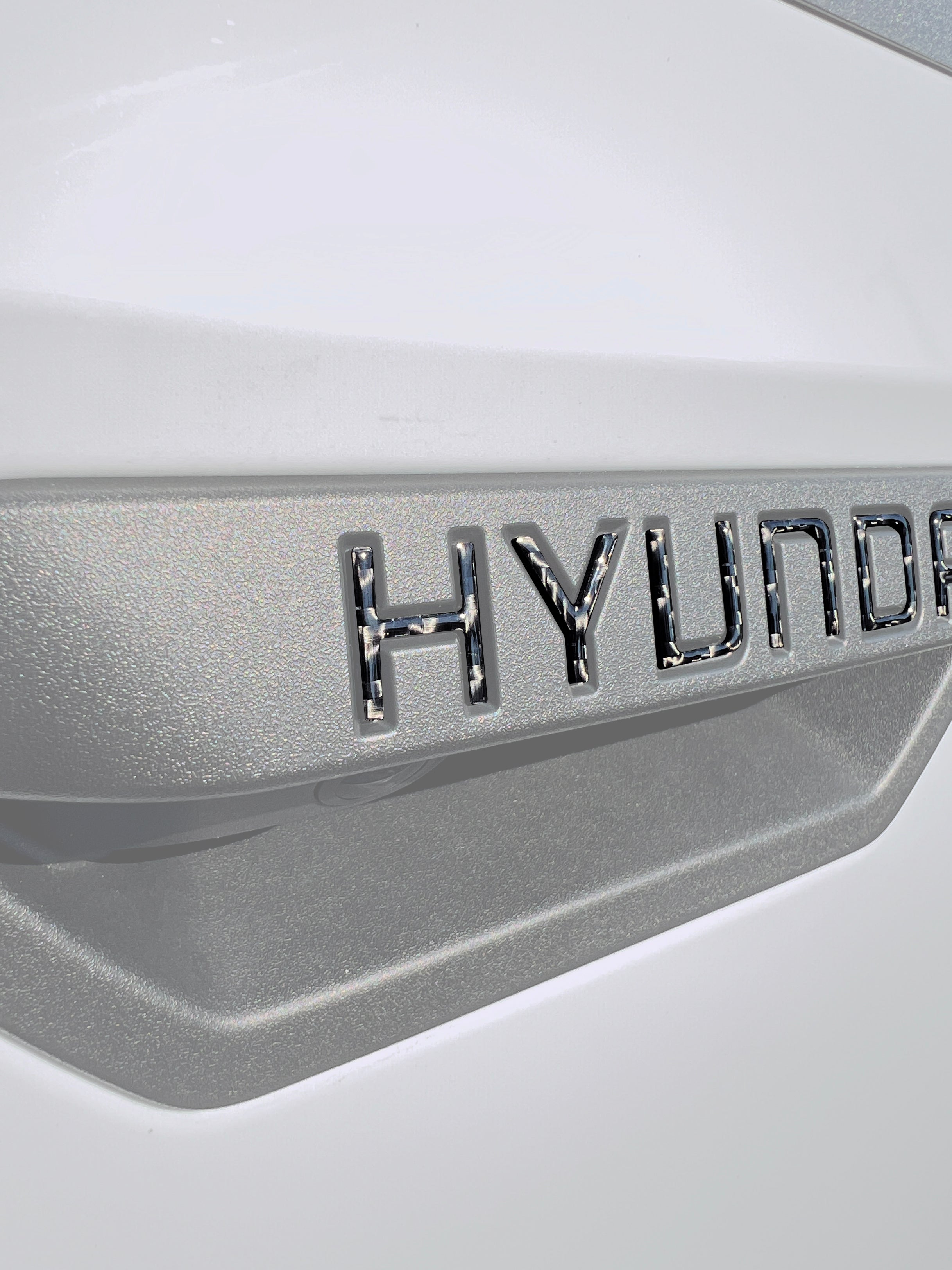 Tailgate Handle Letter Inserts Fits 2022-2026 Hyundai Santa Cruz ...